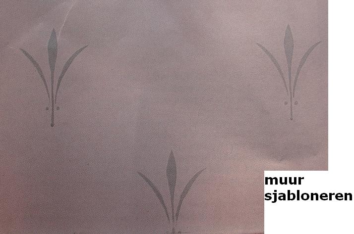 Hoe muur sjabloneren met sjabloon - Hobby.blogo.nl