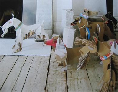 Karton recyclen met collage techniek - Hobby.blogo.nl