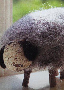 Schaap maken van leeg ei, wol en takjes - Hobby.blogo.nl