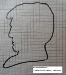 profiel willem alexander patroon vilt koningstas maken kroning - Hobby ...