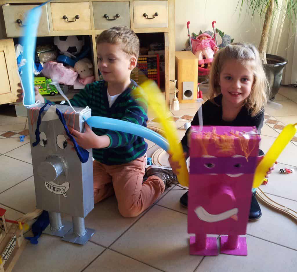 Robot knutselen met kleuters - Hobby.blogo.nl Hobby.blogo.nl