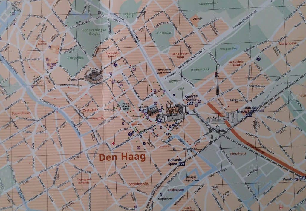 plattegrond Den Haag centrum - Hobby.blogo.nl