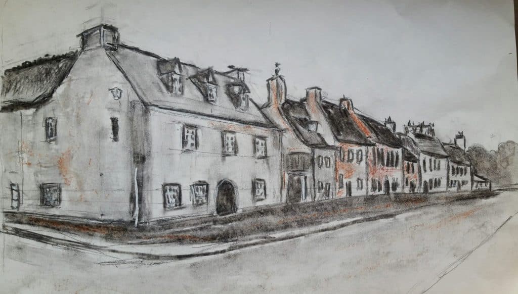 Perspectief tekenen huizen in straat - Hobby.blogo.nl