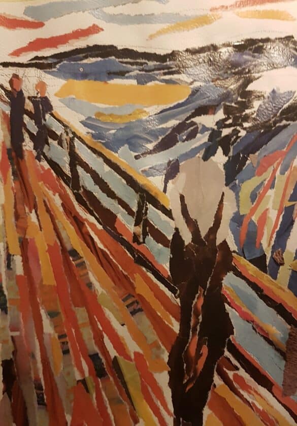 Collage van De Schreeuw van Edvard Munch - Hobby.blogo.nl
